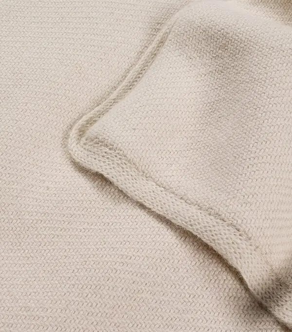HAMAM Wool Alpaca Frame Square Cushion Case
