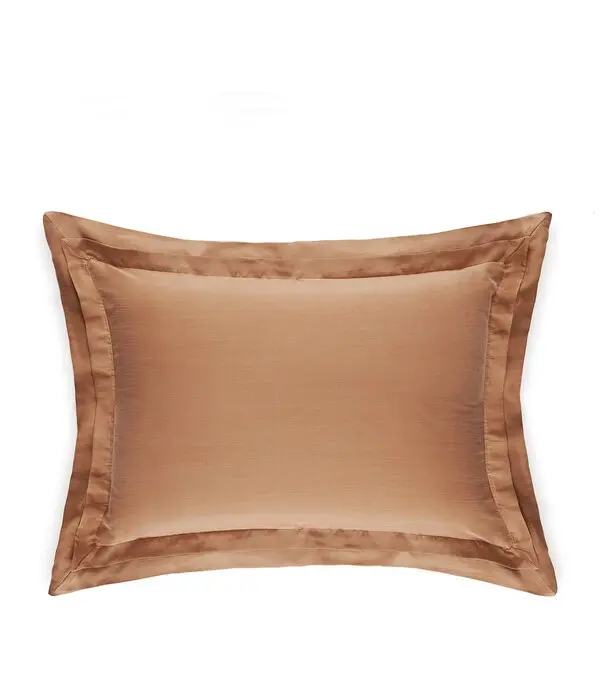 HAMAM Alya Frame Oxford Pillowcase - Brown