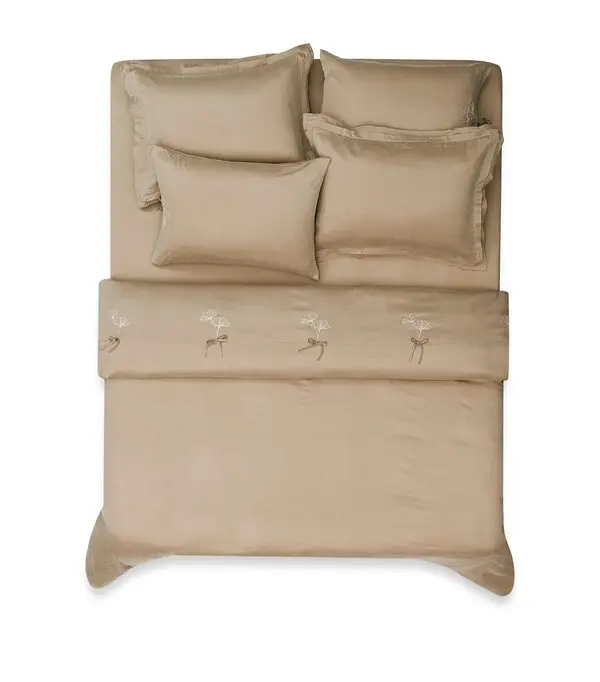 HAMAM Alya Blossom Super King Flat Sheet