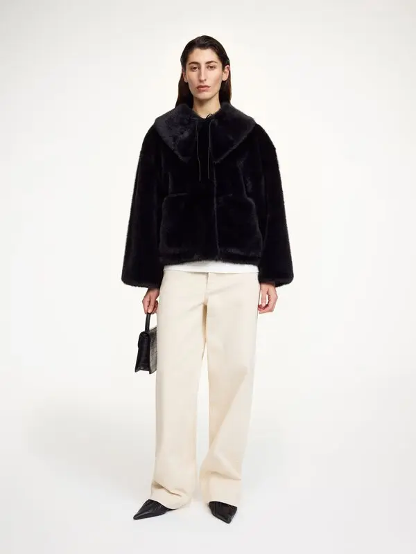 BY MALENE BIRGER Jacquie Faux Fur Jacket