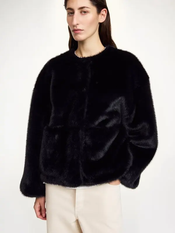 BY MALENE BIRGER Jacquie Faux Fur Jacket