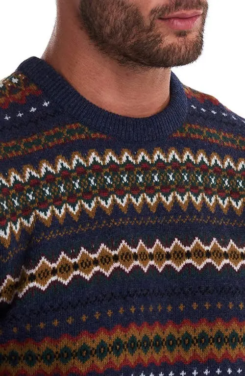 Barbour Fair Isle Wool Crewneck Sweater