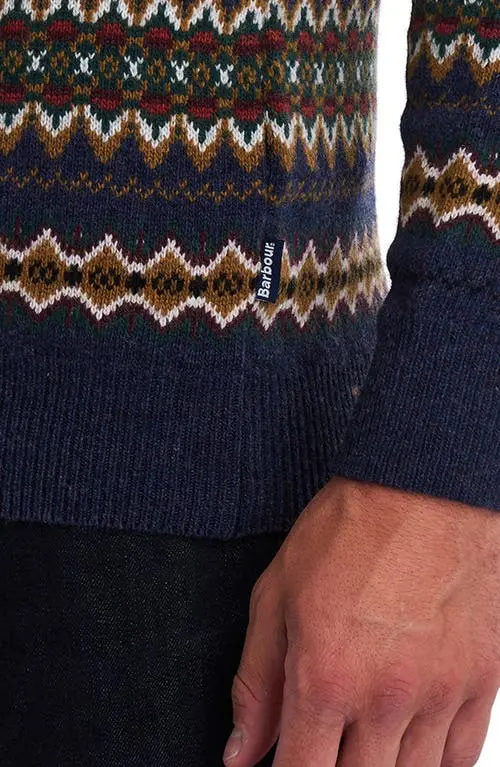 Barbour Fair Isle Wool Crewneck Sweater