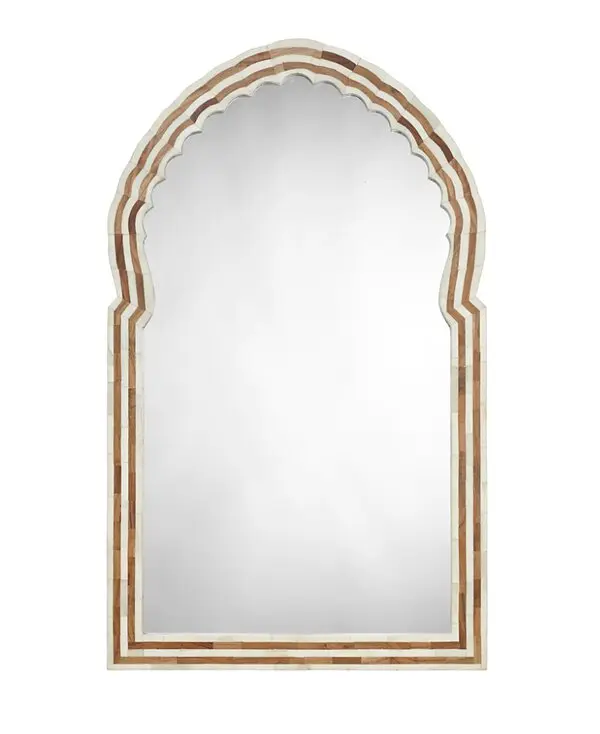JAMIE YOUNG CO. Bardot Medium Bone & Wood Mirror