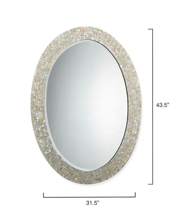 JAMIE YOUNG CO. Oval Mirror