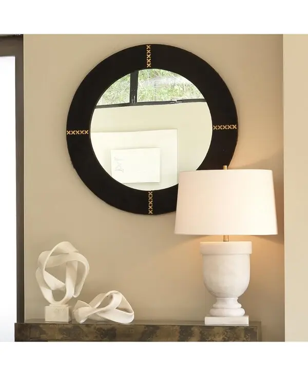 JAMIE YOUNG CO. Round Cross Stitch Mirror
