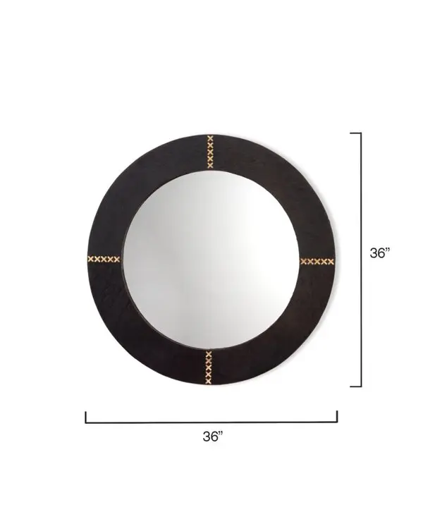 JAMIE YOUNG CO. Round Cross Stitch Mirror