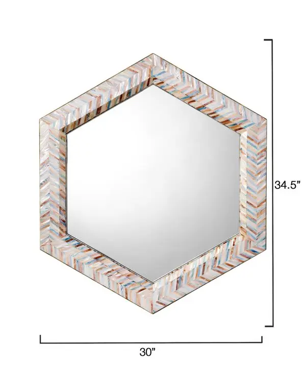 JAMIE YOUNG CO. Academy Hexagon Mirror