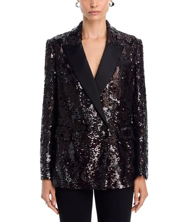 Veronica Beard Sequin Tuxedo Jacket