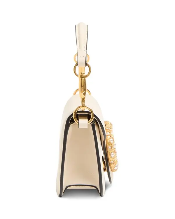 Valentino Garavani Loco Small Jewel Vlogo Shoulder Bag - Ivory