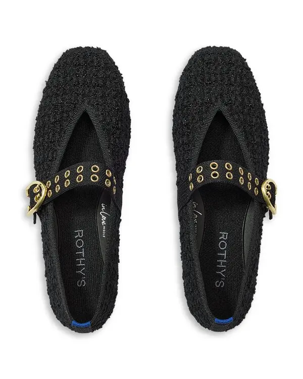 Rothy's The Max Buckle Boucle Mary Jane Flats - Twinkle Boucle