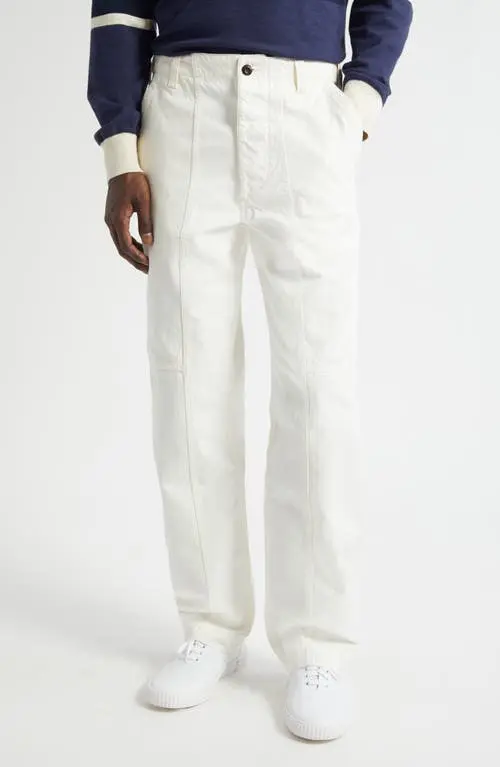 DRAKE'S Cotton Canvas Panel Trousers