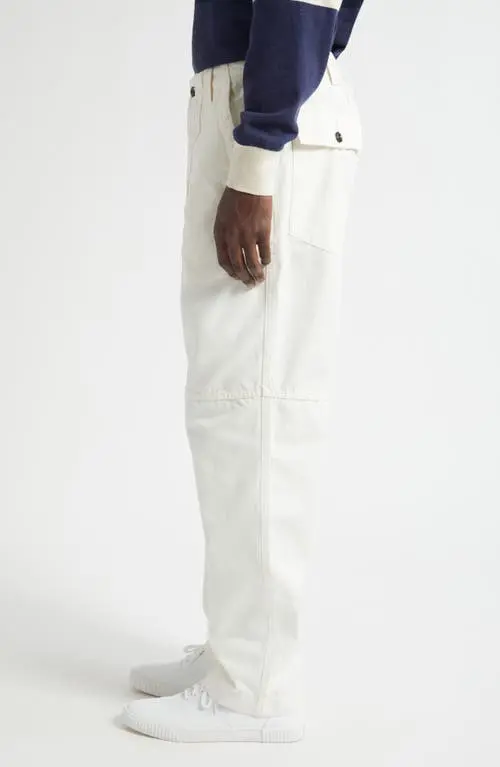 DRAKE'S Cotton Canvas Panel Trousers