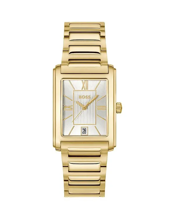 Hugo Boss Principle Dress Watch, 28mm X 29mm - Gold
