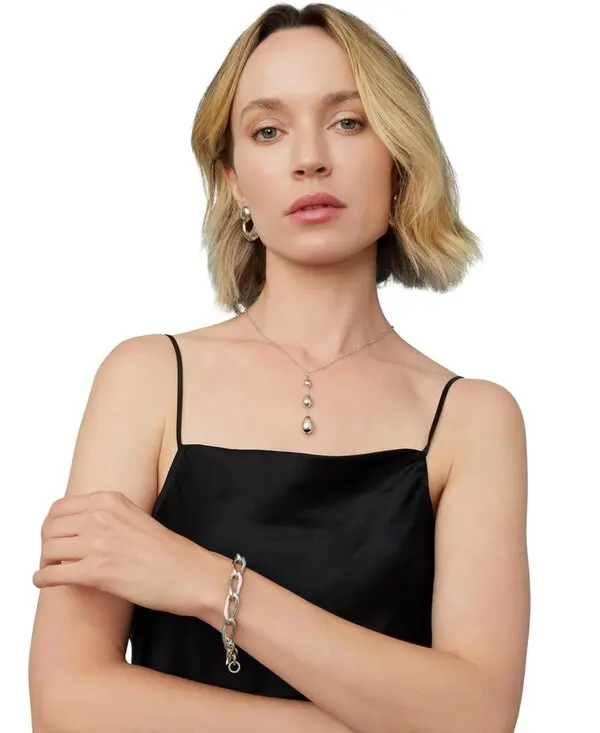 ORADINA Sterling Milanese Twist Link Bracelet