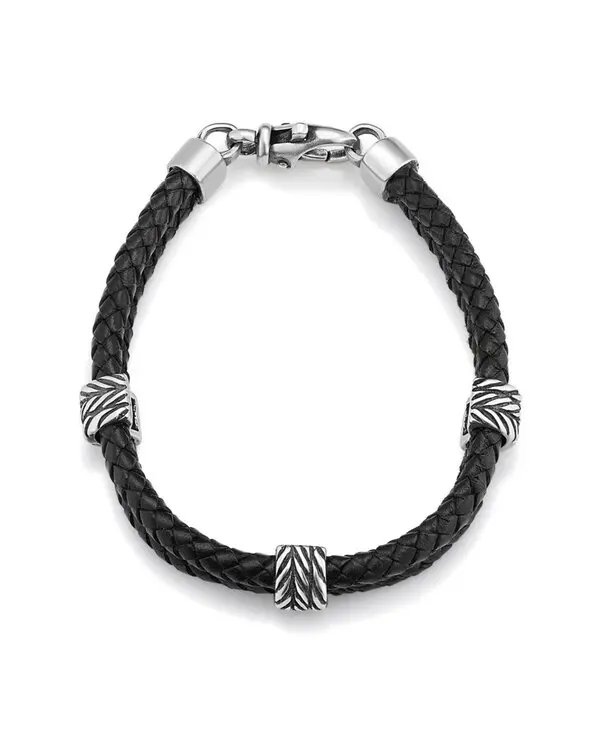 ORADINA Sterling Voyager Station Bracelet