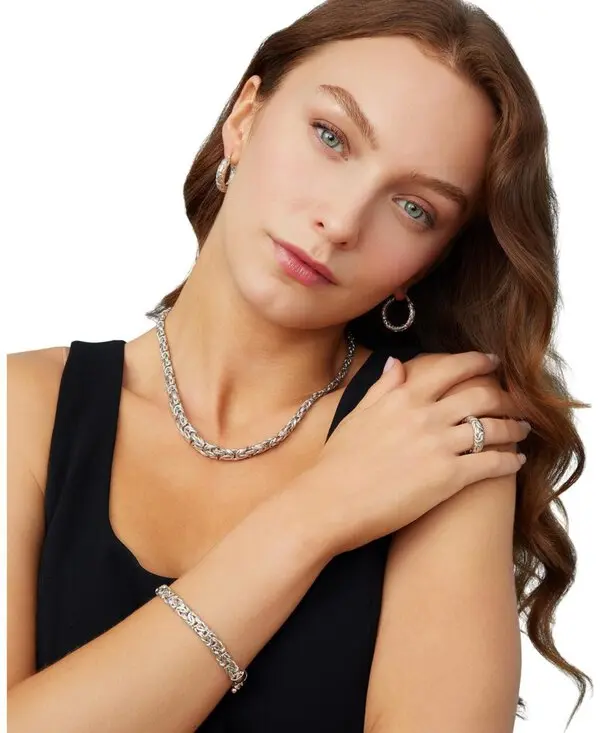 ORADINA Sterling Byzantine Artisan Necklace