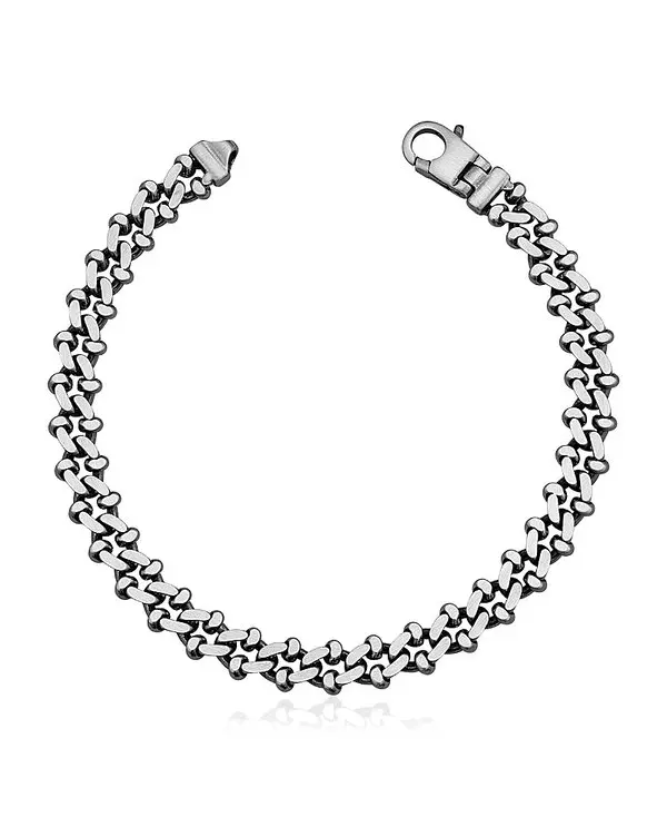 ORADINA Sterling On Track Link Bracelet - Silver