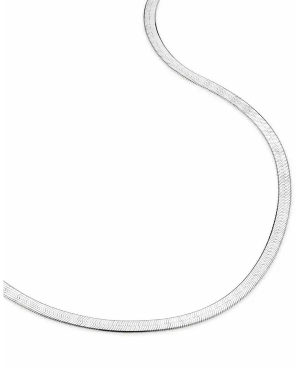 ORADINA Sterling Mirage Herringbone Choker