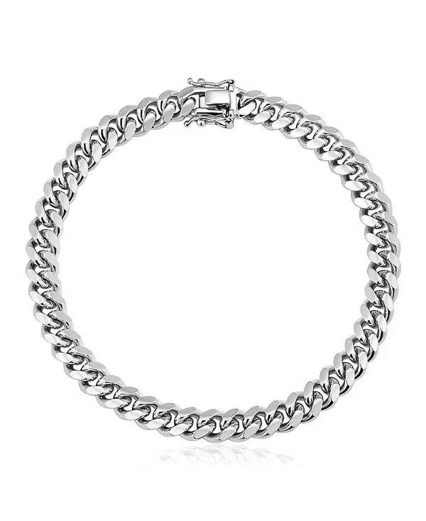 ORADINA Sterling Cuban Link Bracelet - Silver