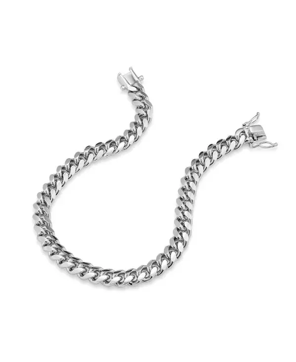 ORADINA Sterling Cuban Link Bracelet