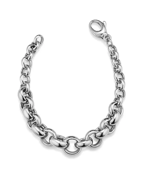 ORADINA Sterling Rolo Link Bracelet - Silver