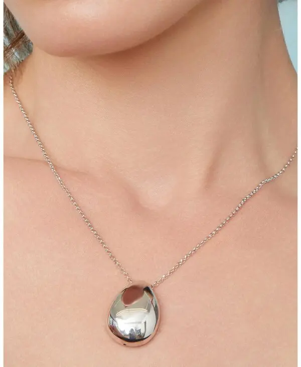 ORADINA Sterling Reflection Pendant Necklace