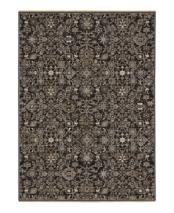 ORIENTAL WEAVERS Acacia Aca05 Runner Area Rug 2'6x10'0 - Black