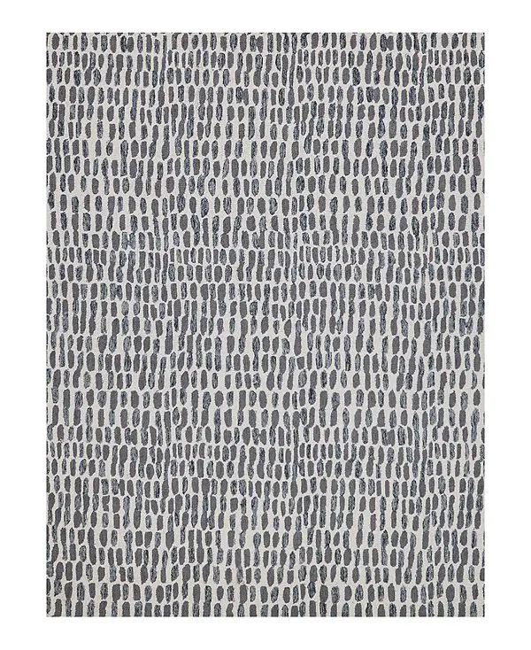 EXQUISITE RUGS Ink Blot 6310 Area Rug, 8' X 10 - Black/gray