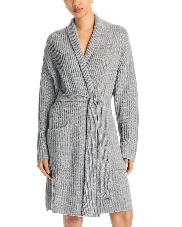 ARLOTTA Lux Ribbed Robe - Flannel