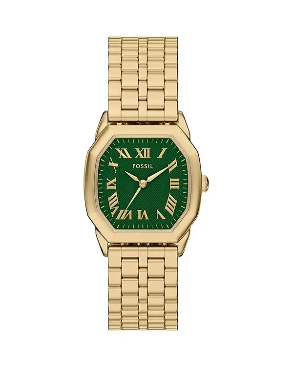 Fossil Harlow Three-hand Stainless Steel Watch, 32mm - Green/gold