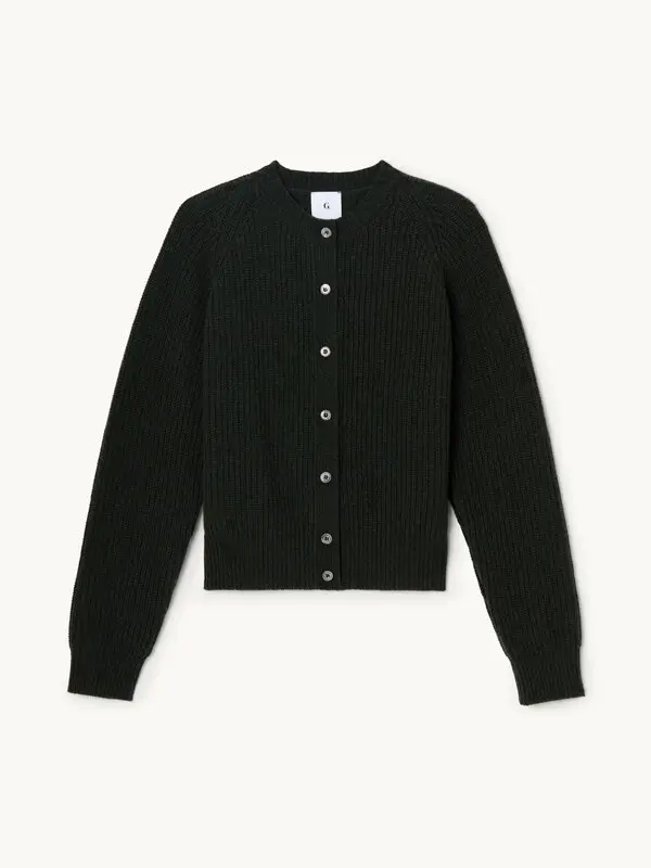 Goop Gwyn Isla Cardigan - Dark Navy