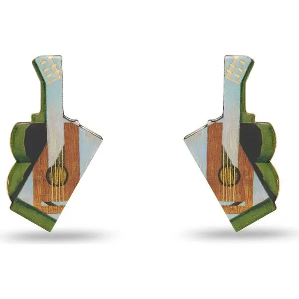 Lele Sadoughi The Met X Lele Gris Guitar Earrings - Gold 720