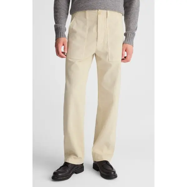 Madewell Corduroy Fatigue Pants - Oyster Grey
