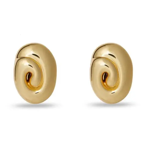 Lele Sadoughi Spiral Dome Clip-on Earrings - Gold 720