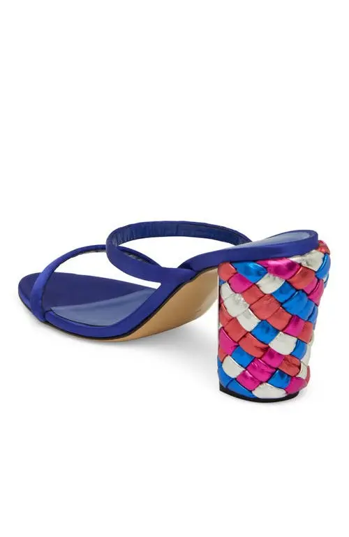 APRIL & ALEX Bianca High Heel Sandals - Blue