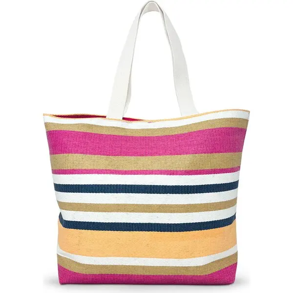 YOUZEY Striped Beach Tote