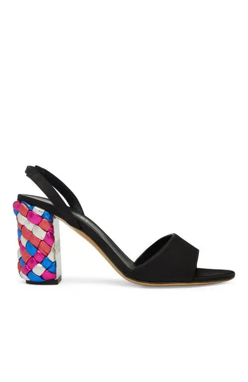 APRIL & ALEX Naomi Slingbacks - Black