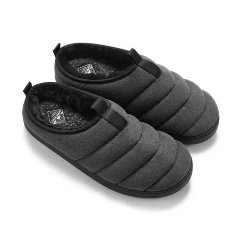 ALPINE NORTH Seaton Insulated Puffer Slippers - Grey