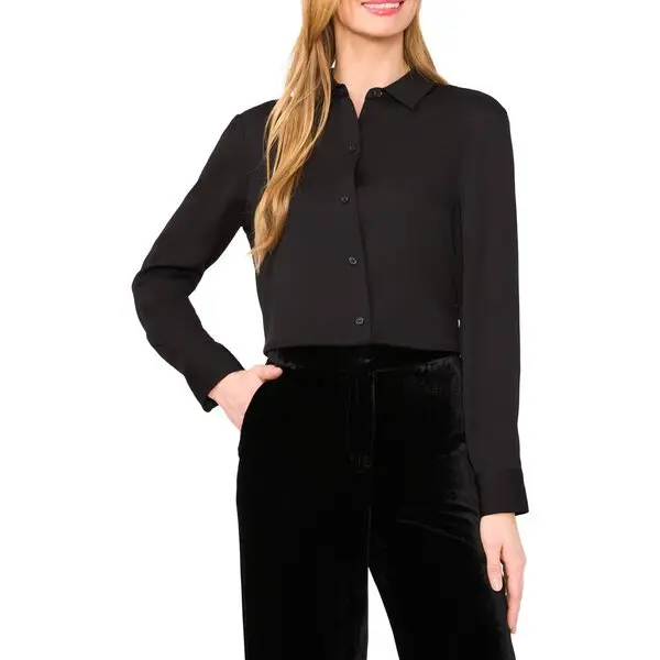 Ted Baker London Long Sleeve Georgette Button-up Shirt