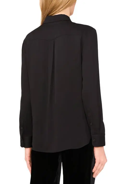 Ted Baker London Long Sleeve Georgette Button-up Shirt