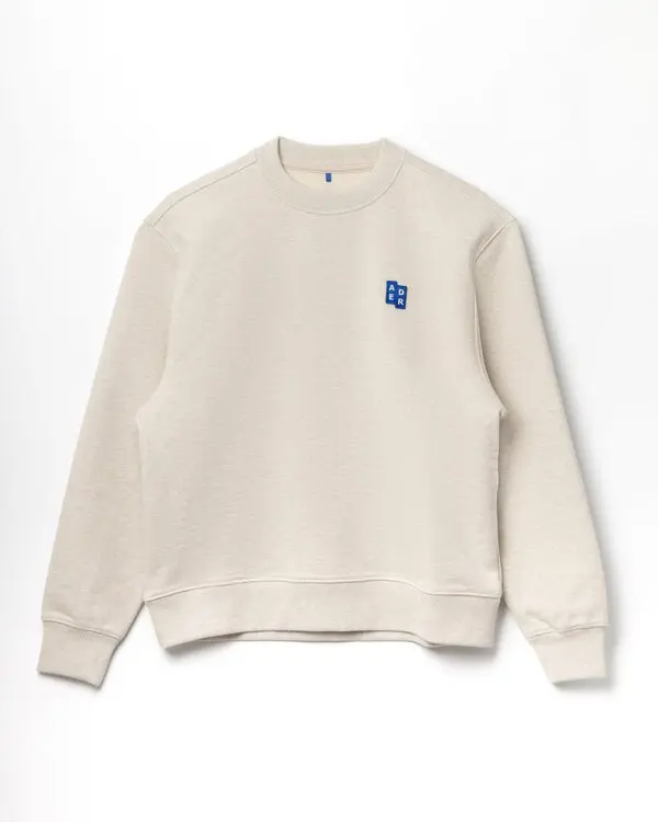 ADERERROR Crewneck Sweater - Oatmeal