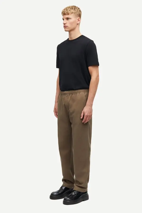 SAMSOE SAMSOE Relaxed Fit Trousers - Brown