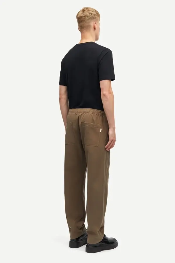 SAMSOE SAMSOE Relaxed Fit Trousers - Brown