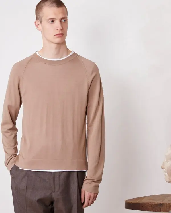 Officine Générale Long Sleeve Crewneck Pullover