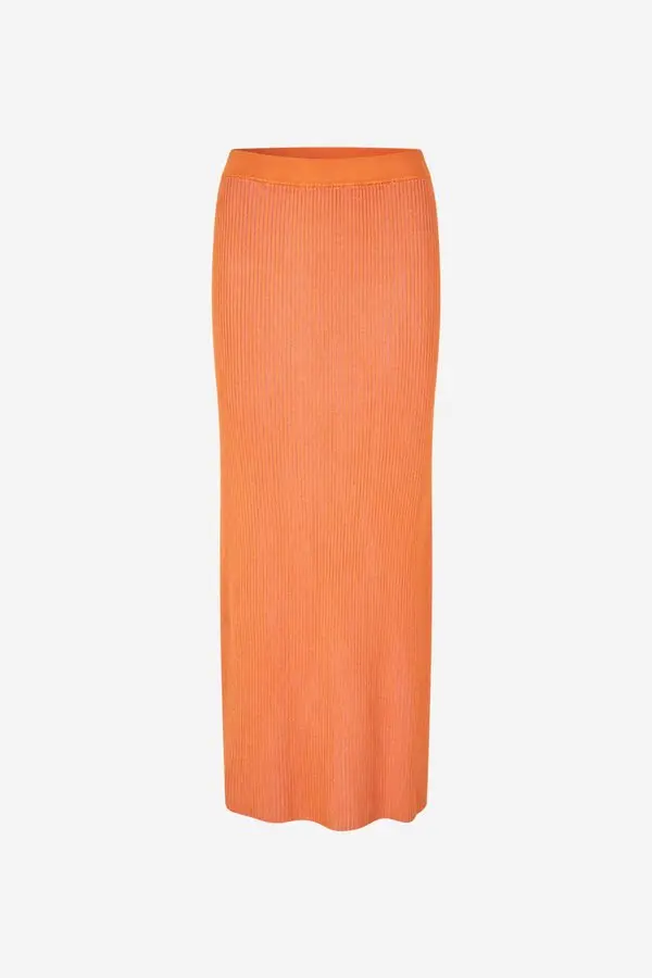 SAMSOE SAMSOE Midi Skirt - Orange
