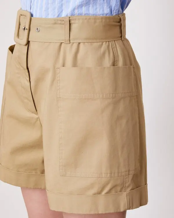 Officine Générale Belted Shorts
