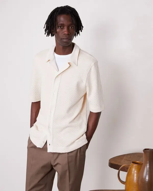 Officine Générale T Shirts And Polos - Beige
