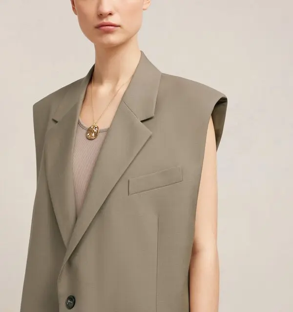 Ami Sleeveless Blazer
