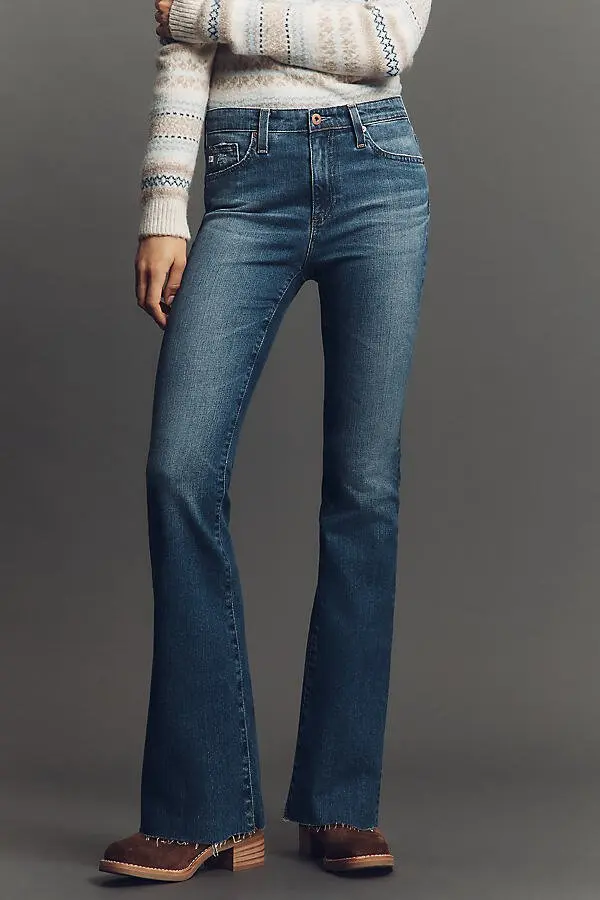 Ag Farrah Mid-rise Boot-leg Jeans